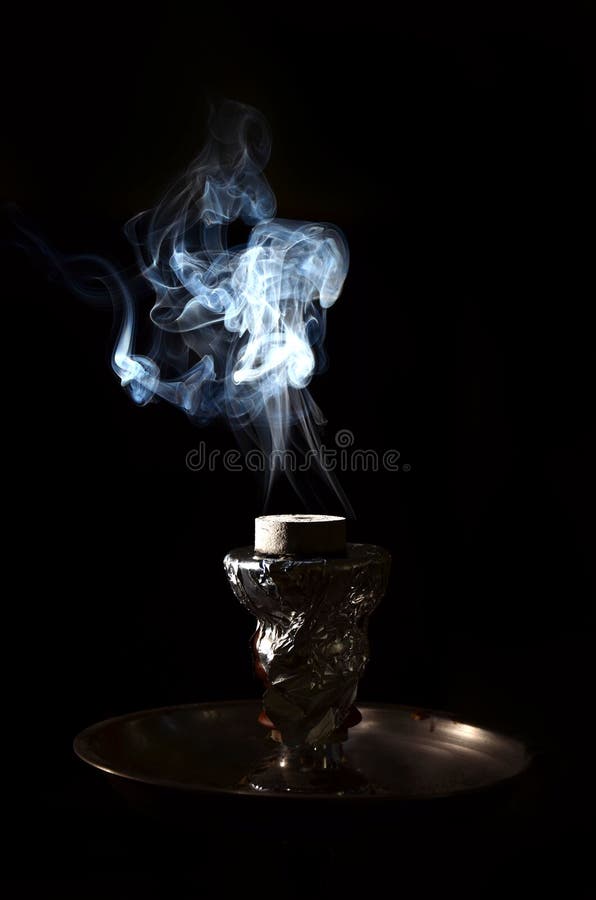 Shisha smoke stock photo. Image of hooka, lighten, danger - 44353614