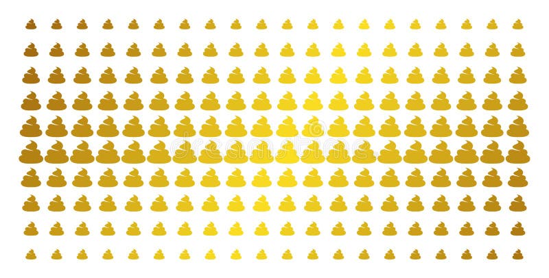 Shit Golden Halftone Array stock vector. Illustration of effect - 120349219