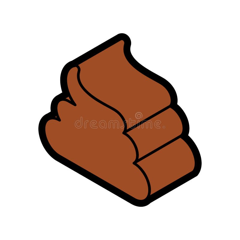 Shit Isometric Style . Poop Vector Illustration Stock Vector ...