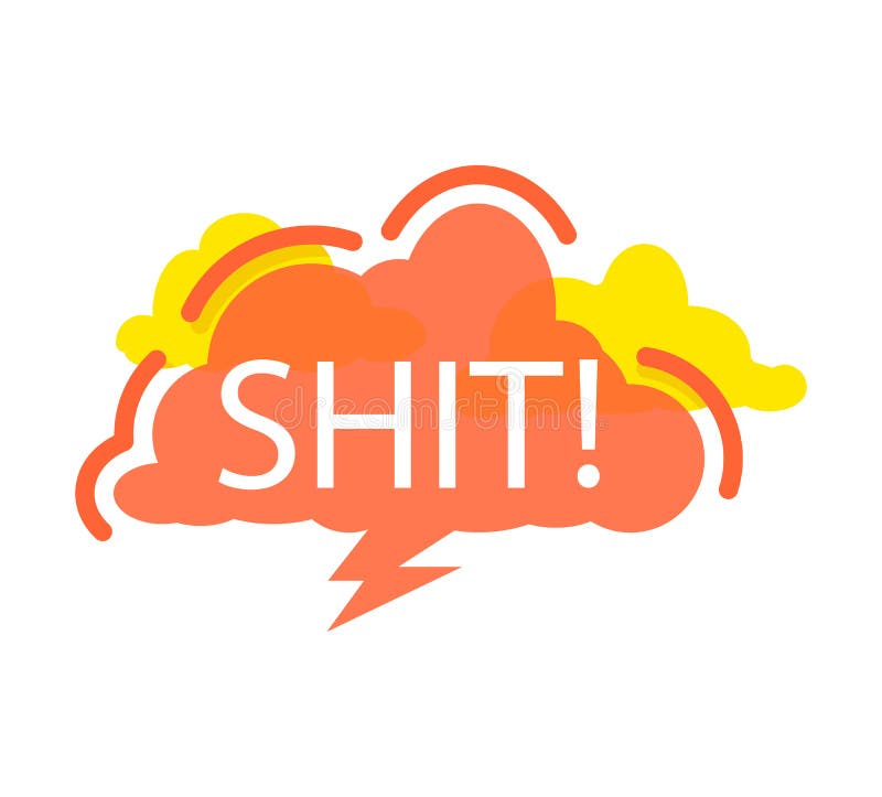 Shit Text Sign. Letters from Poop. Lettering and Typography Turd Stock ...