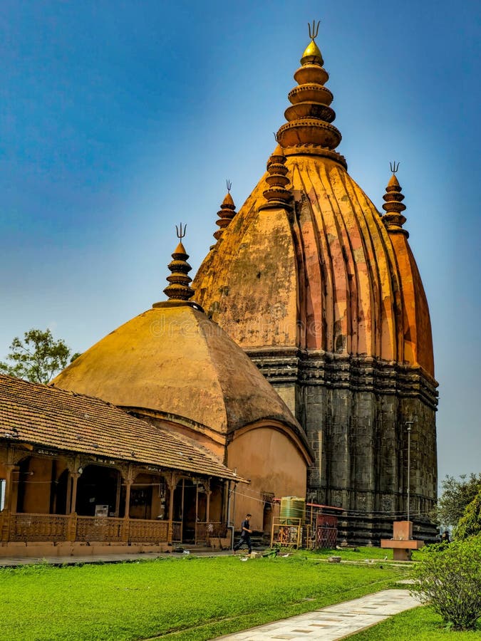 Ancient Shiva Dol Temple in Sivasagar, Assam, India. Stock Image ...