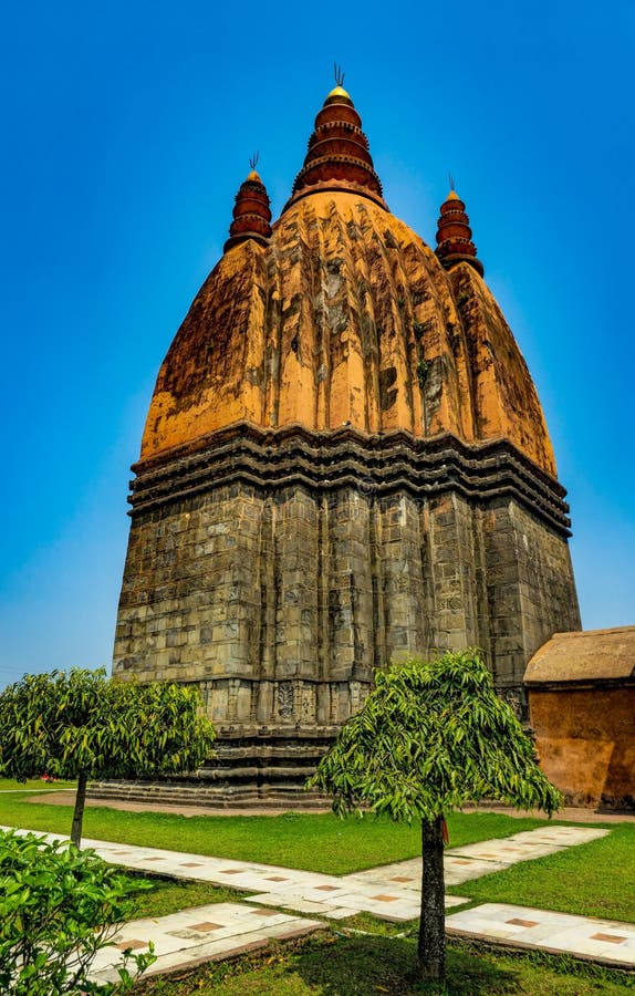 Ancient Shiva Dol Temple in Sivasagar, Assam, India. Stock Image ...