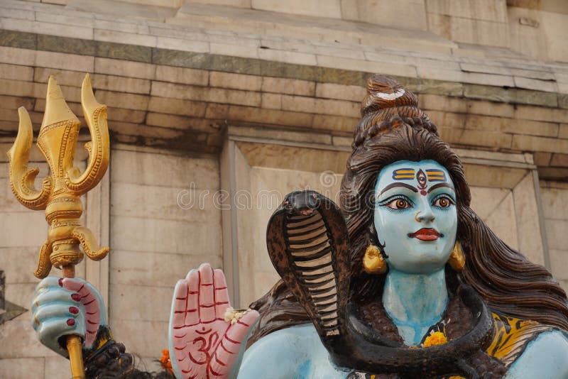Shiva God Statue image stock image. Image of india, design - 256129053