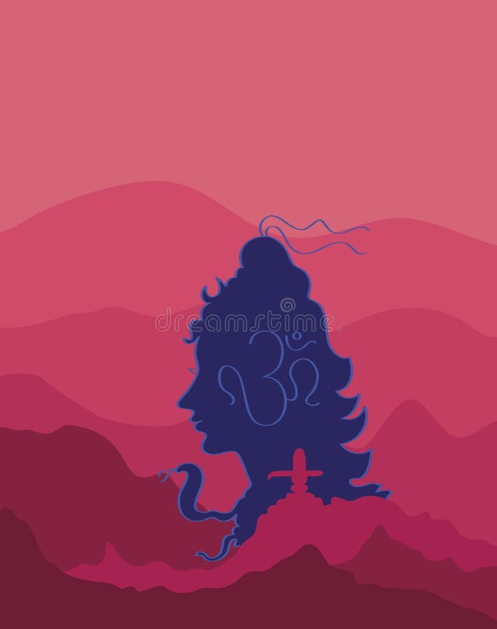 Shiva the Hindu God stock vector. Illustration of shiv - 44950820