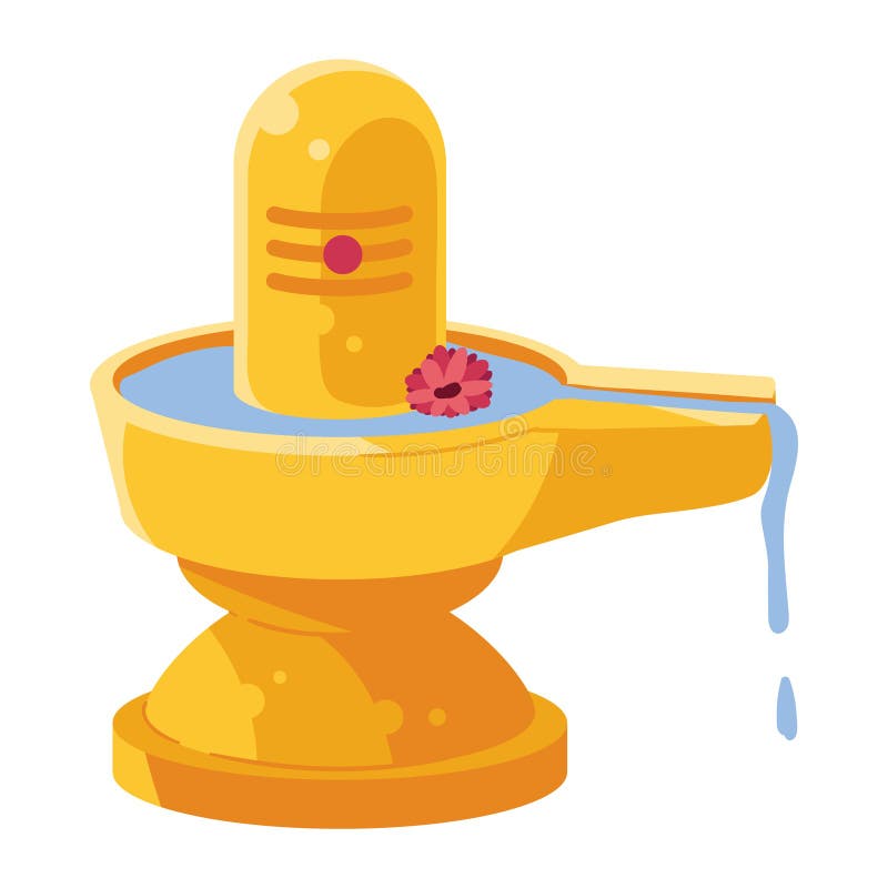 Shivaratri lingam festival stock illustration. Illustration of vector ...