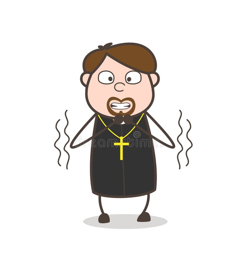 Scared Cartoon Priest Stock Illustrations – 83 Scared Cartoon Priest ...