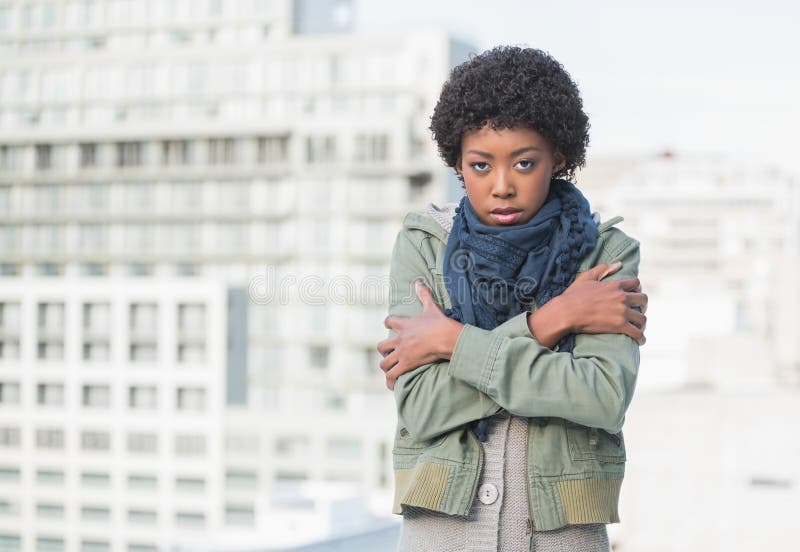 Man Stuck in Snow with Shovel Stock Illustration - Illustration of ...