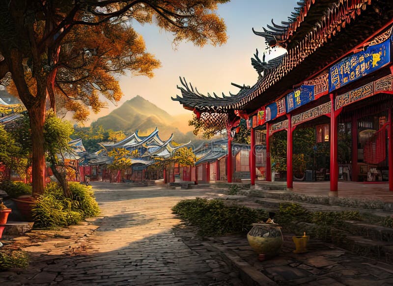 Shiyan, , China. Generative AI. Stock Illustration - Illustration of ...