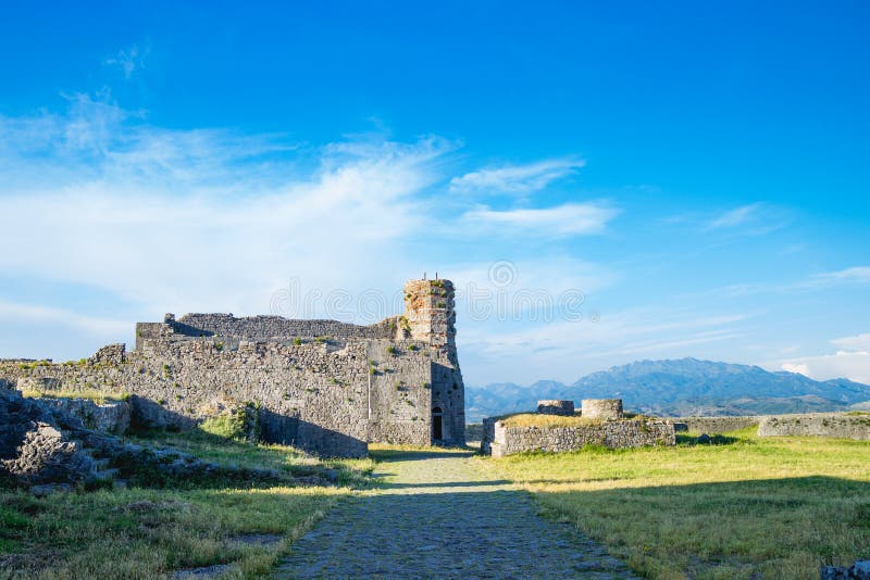 Shkoder Albania Rozafa Castle Stock Image - Image of shkodra, adventure ...