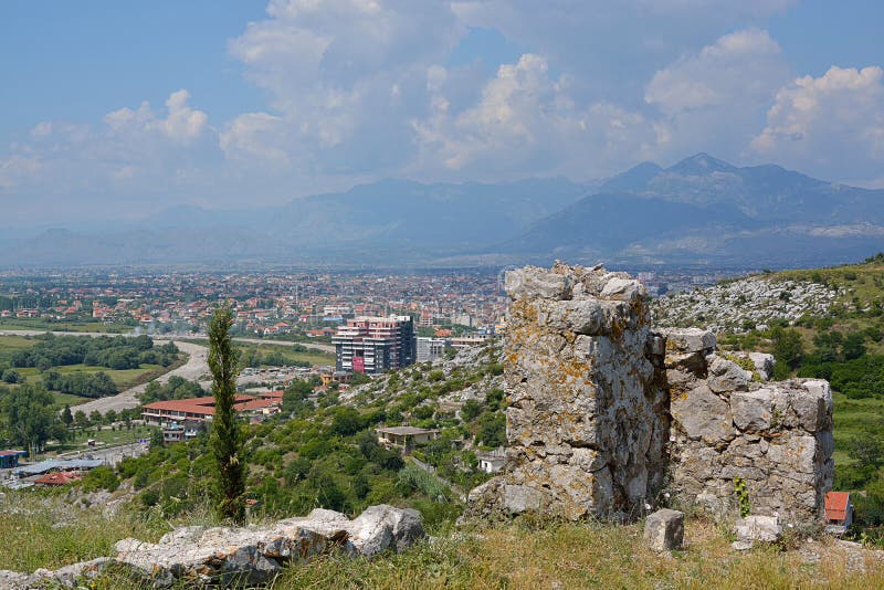 Shkoder stock image. Image of castle, fortress, huge - 43310607