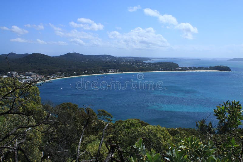 Shoal Bay - Australia stock photo. Image of boat, harbour - 35828078