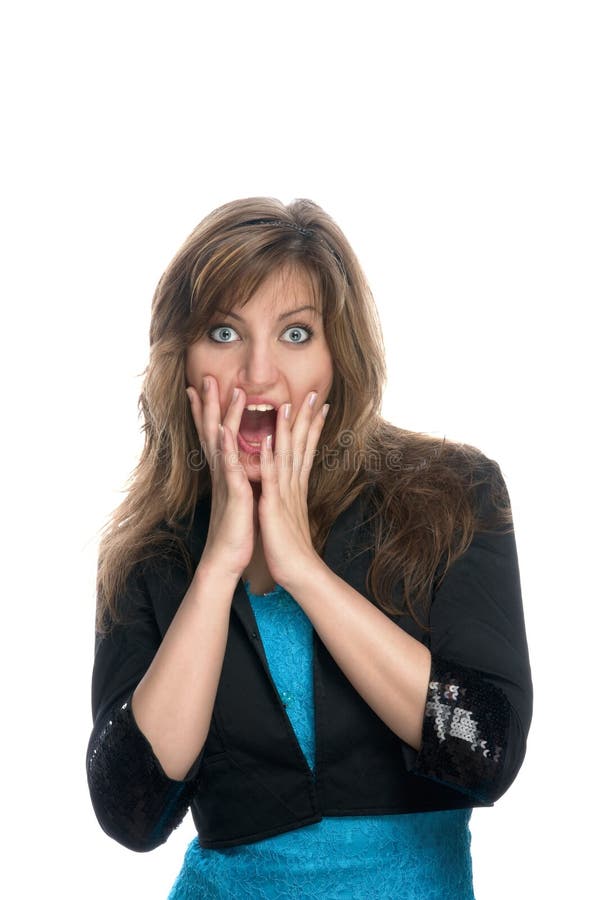 Shock stock photo. Image of beautiful, happiness, girl - 8845134