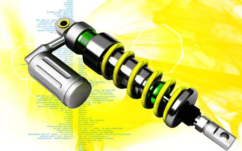Motorcycle Shock Absorber Stock Illustrations – 983 Motorcycle Shock ...
