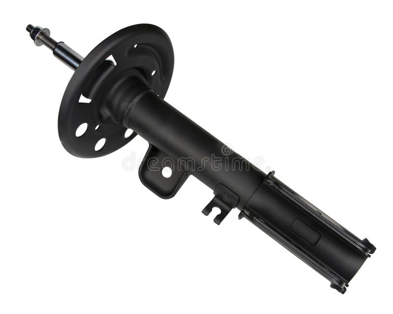 Shock Absorber Car Part Detail Isolated on the White Stock Photo ...