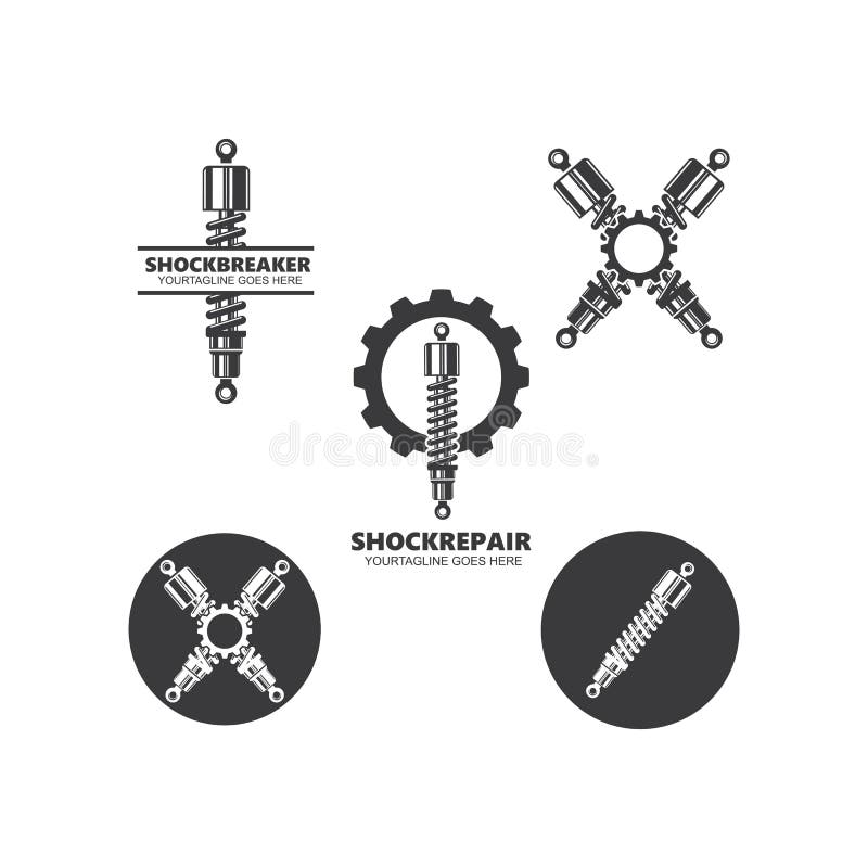Shock Absorber Icon Vector Illustration Design Stock Vector ...