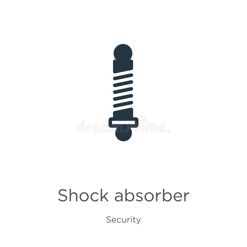 Shock Absorber Icon Vector. Trendy Flat Shock Absorber Icon from ...