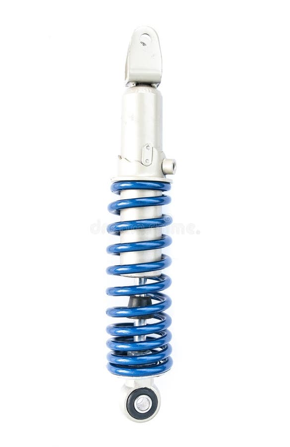 Shock Absorber Isolated on White Background ,with Clipping Path Stock ...