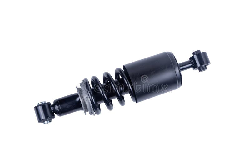Shock Absorber Isolated on White Background ,with Clipping Path Stock ...
