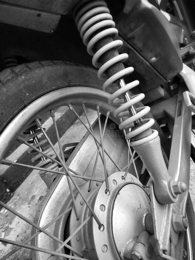 Shock absorber motorcycle stock photo. Image of resolution - 38320836