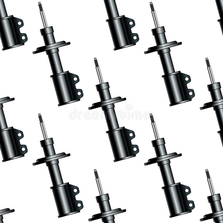 Shock absorber pattern stock vector. Illustration of component - 271138222