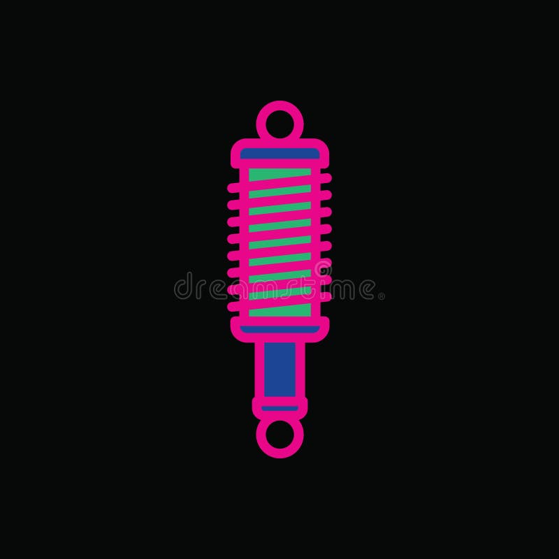 Shock Absorber. Vector Illustration Decorative Design Stock Vector ...