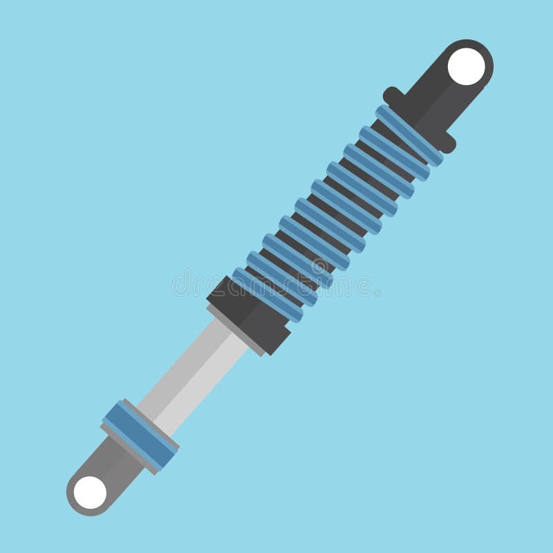 Shock Absorber. Vector Illustration Decorative Design Stock Vector ...