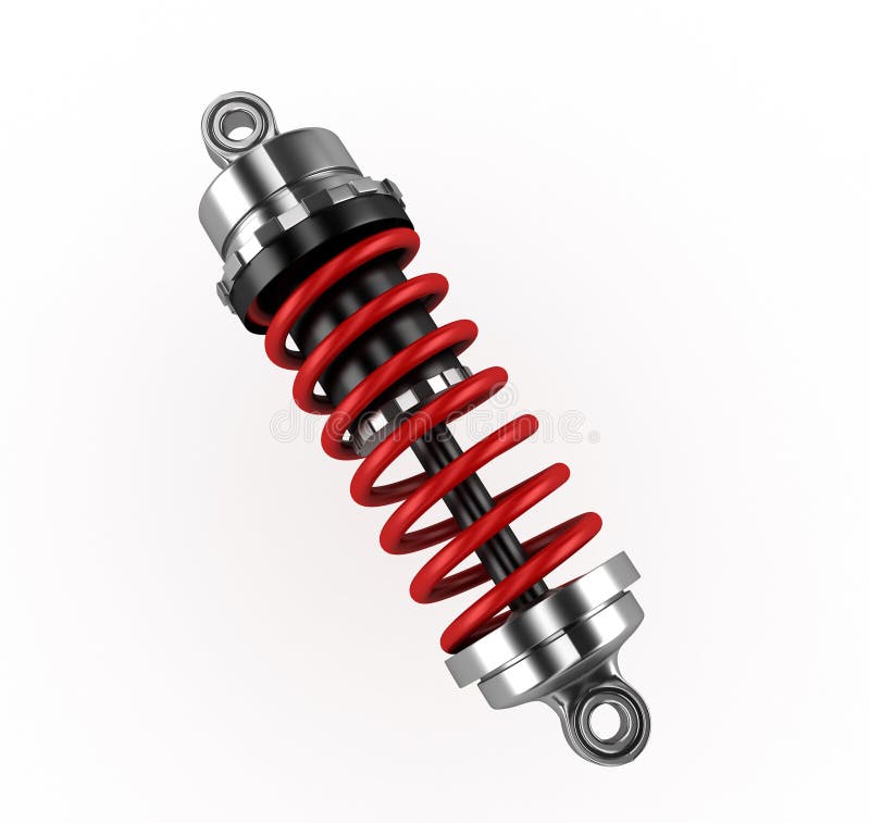 Shock absorber car stock illustration. Illustration of tuning - 19701119