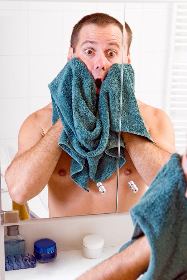 Shock in bathroom stock photo. Image of health, clean - 30332534