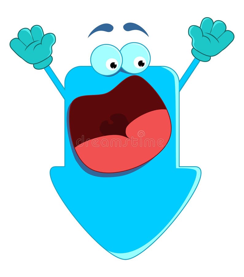 Shock Down Arrow Picture. Image: 25362124