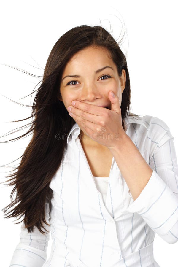 Shock happy woman stock photo. Image of natural, mouth - 10702708