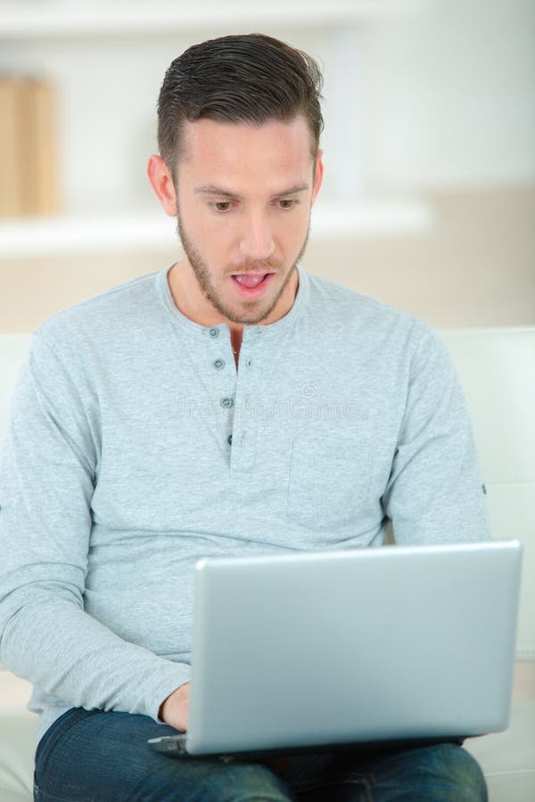 Shock with the news stock image. Image of house, network - 128019777