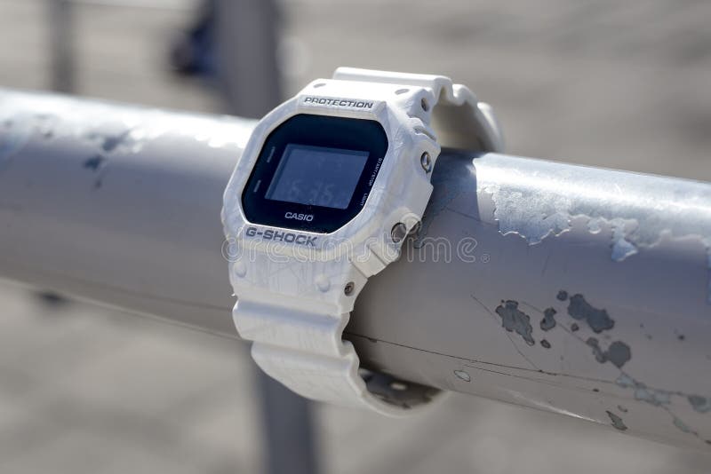 Shock Protected Electronic Watch with Original Package Editorial Stock ...