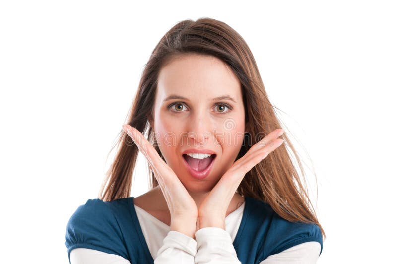 Shocked stock image. Image of manager, person, feminine - 1353723