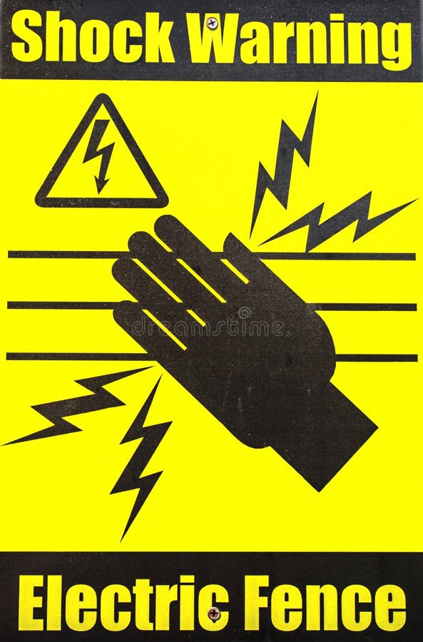 1,177 Electric Shock Warning Symbol Stock Photos - Free & Royalty-Free ...