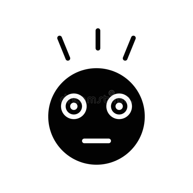 Shocked Face Icon Web Design in Vector Stock Vector - Illustration of ...
