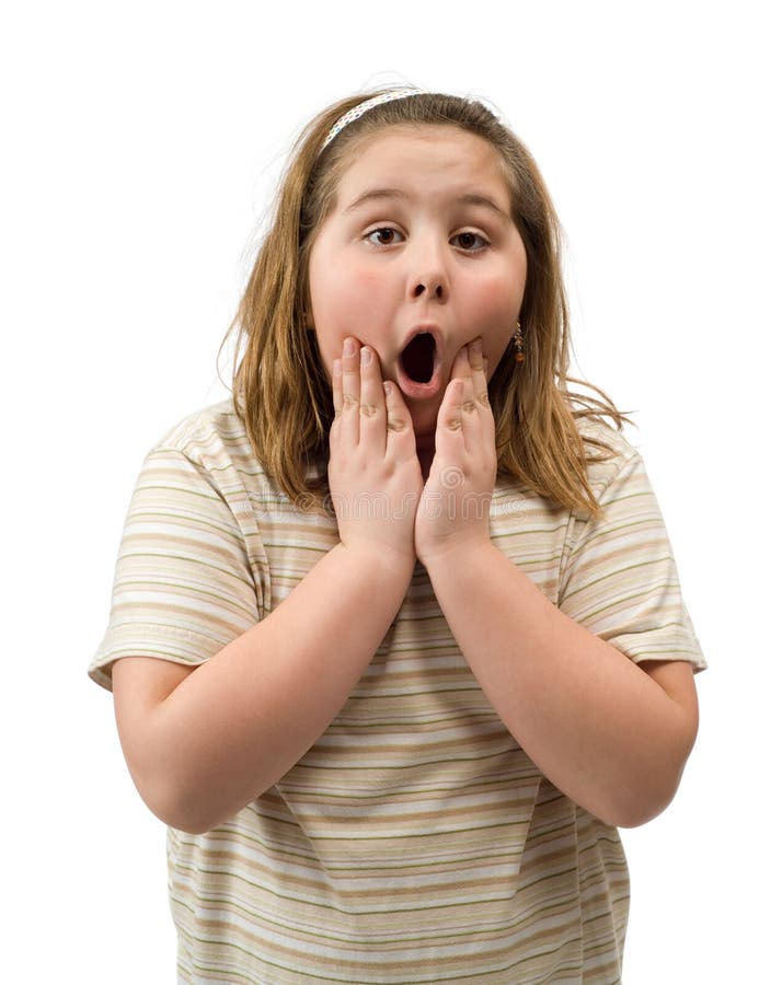 Shocked Girl stock image. Image of stress, dismay, caucasian - 8382515