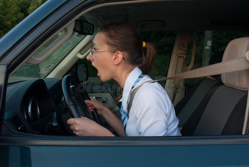 Shocked driving stock photo. Image of accidents, speech - 13216796