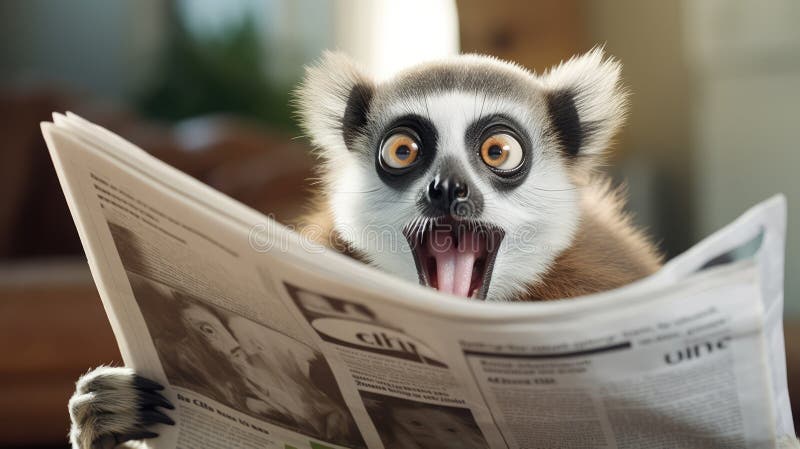 Shocked Lemur stock image. Image of environmental, tropical - 16896723