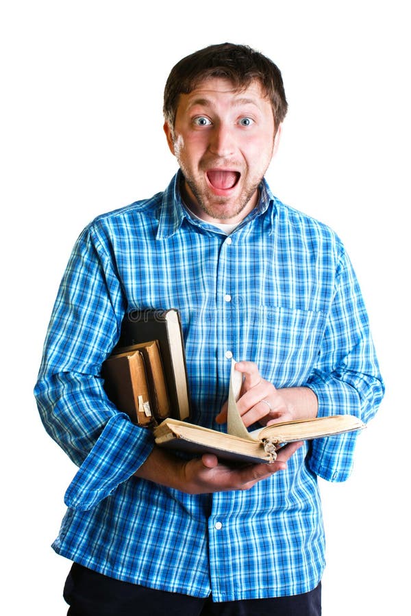 Man with anger biting book stock image. Image of rancor - 26686851