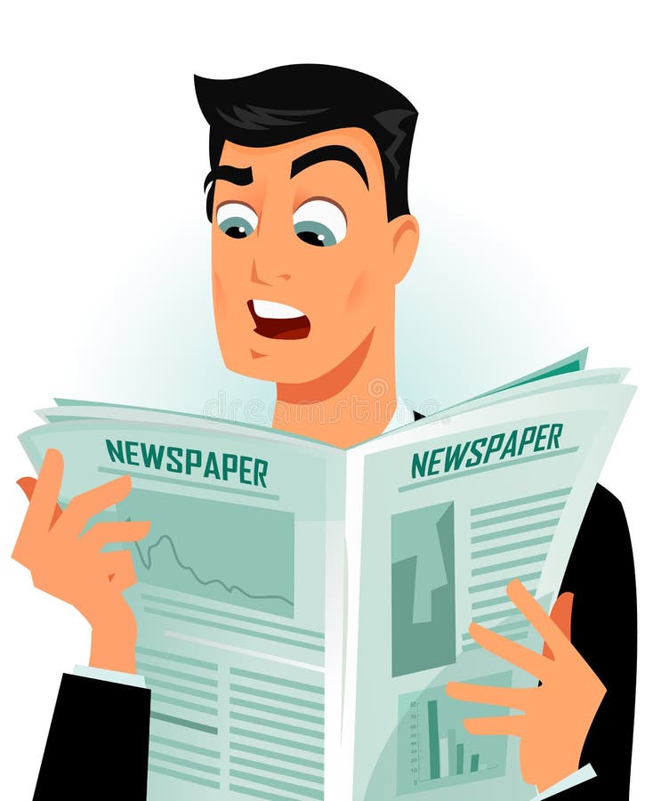 Shocked man vector stock vector. Illustration of finance - 18360778