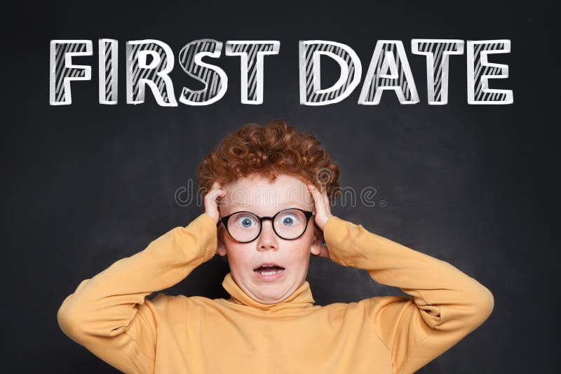 Shocked Nervous Young Boy before the First Date Stock Photo - Image of ...