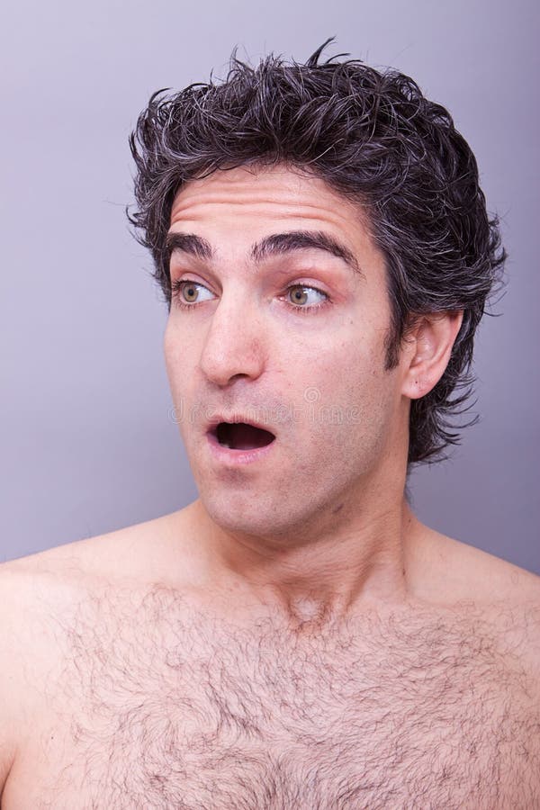 Shocked or Surprised Facial Expression Stock Image - Image of emotion ...