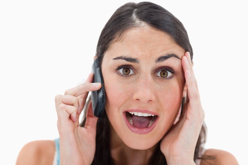 Surprised Call Center Agent Stock Photo - Image of shocked, call: 31447422