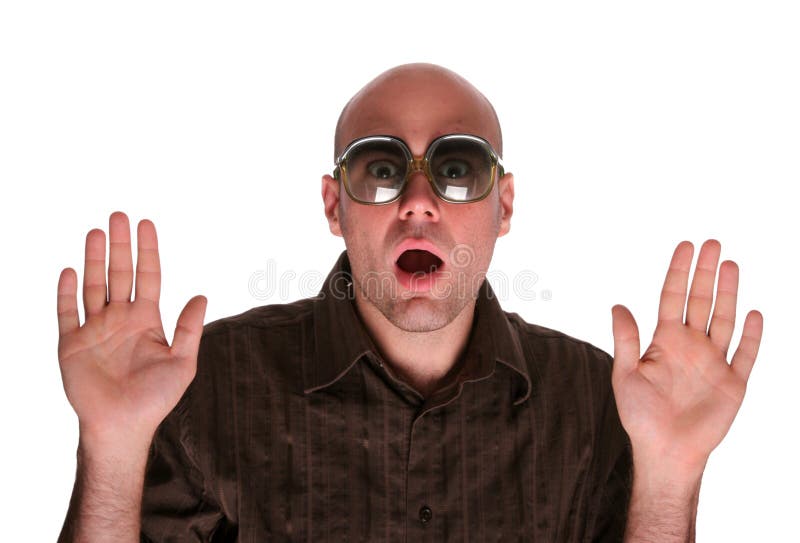 Shocked young guy stock image. Image of face, portrait - 3775975