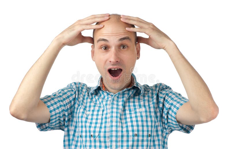 Shocked young man stock image. Image of isolated, smart - 21063911