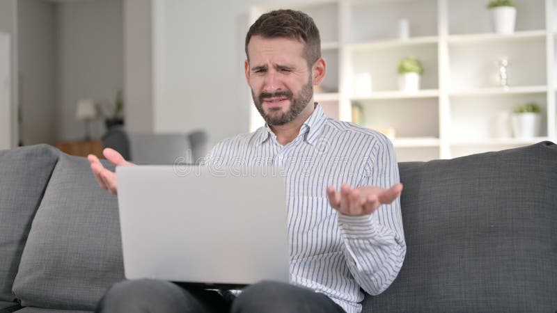 Shocked Young Man Reacting To Failure at Home Stock Photo - Image of ...