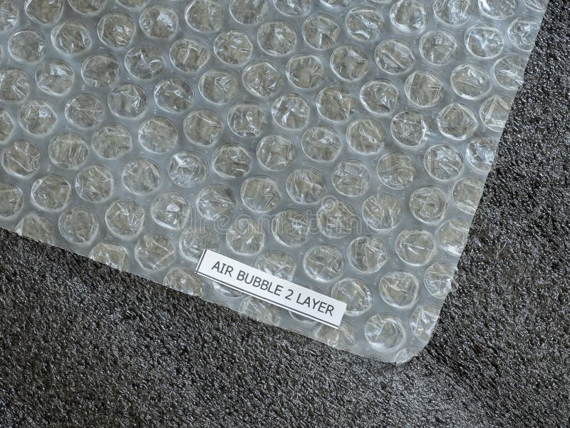 Shockproof Material - Air Bubble Sheet Stock Photo - Image of ...