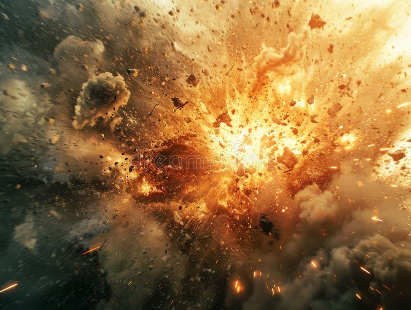 Shockwave Impact stock photo. Image of immense, detonation - 322727746
