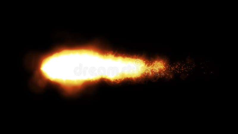 Shockwave Power Fire Meteor Loop Stock Footage - Video of particle ...