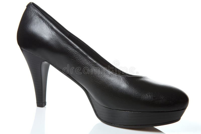 Shoe black stock image. Image of black, fashion, footwear - 27744535